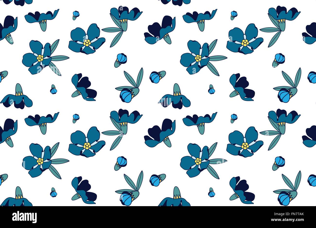 Field forget me not plant Stock Vector Images - Alamy