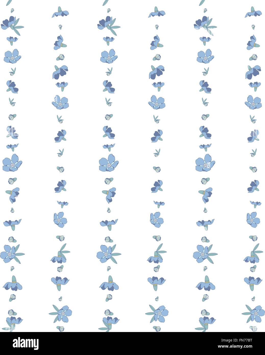 Field forget me not plant Stock Vector Images - Alamy