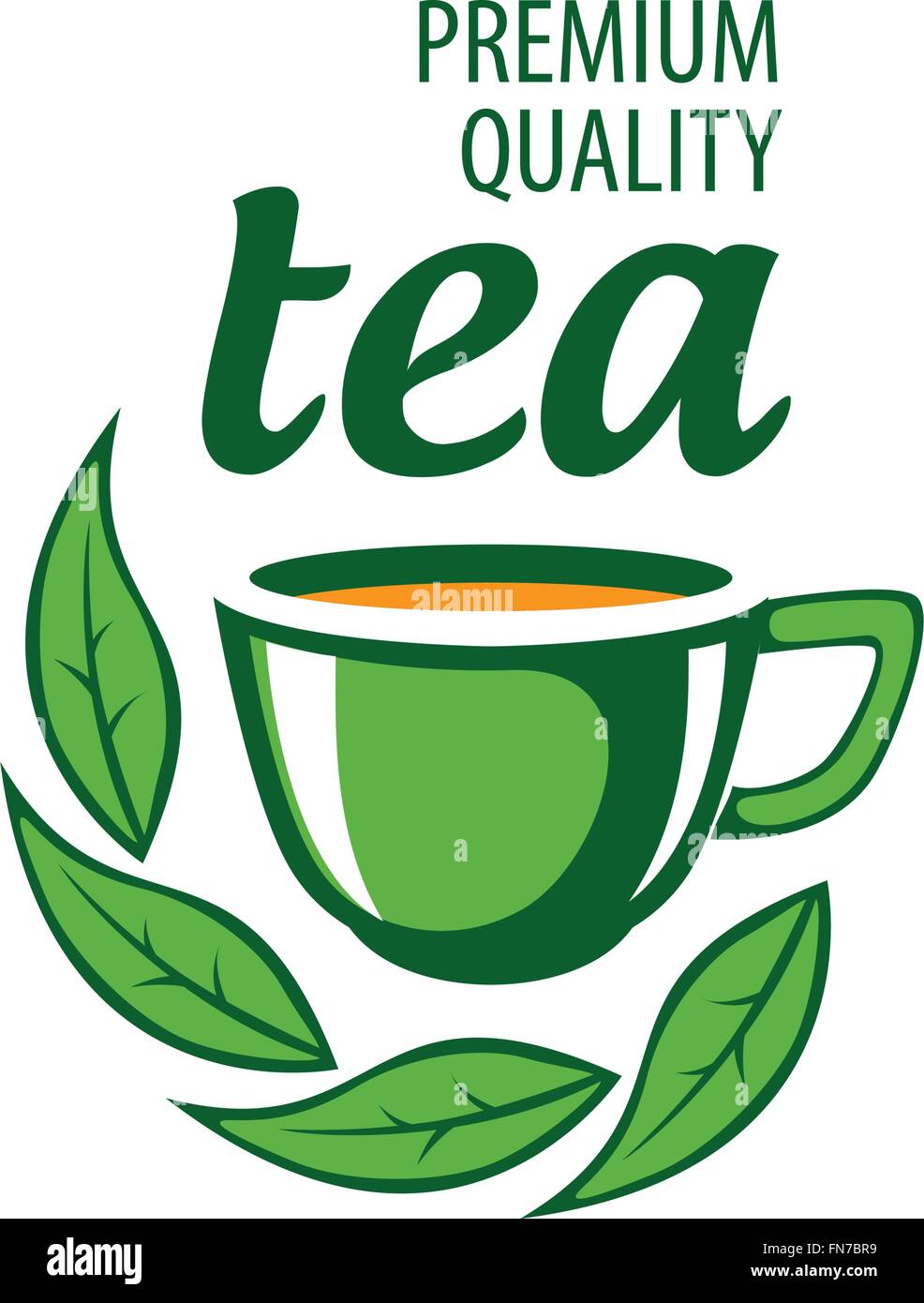 vector logo tea Stock Vector Image & Art - Alamy