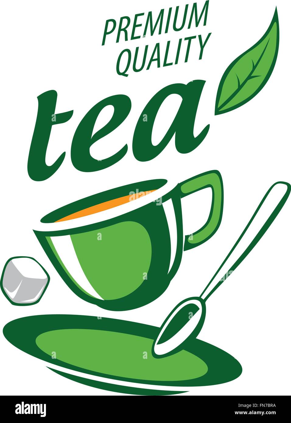 vector logo tea Stock Vector Image & Art - Alamy