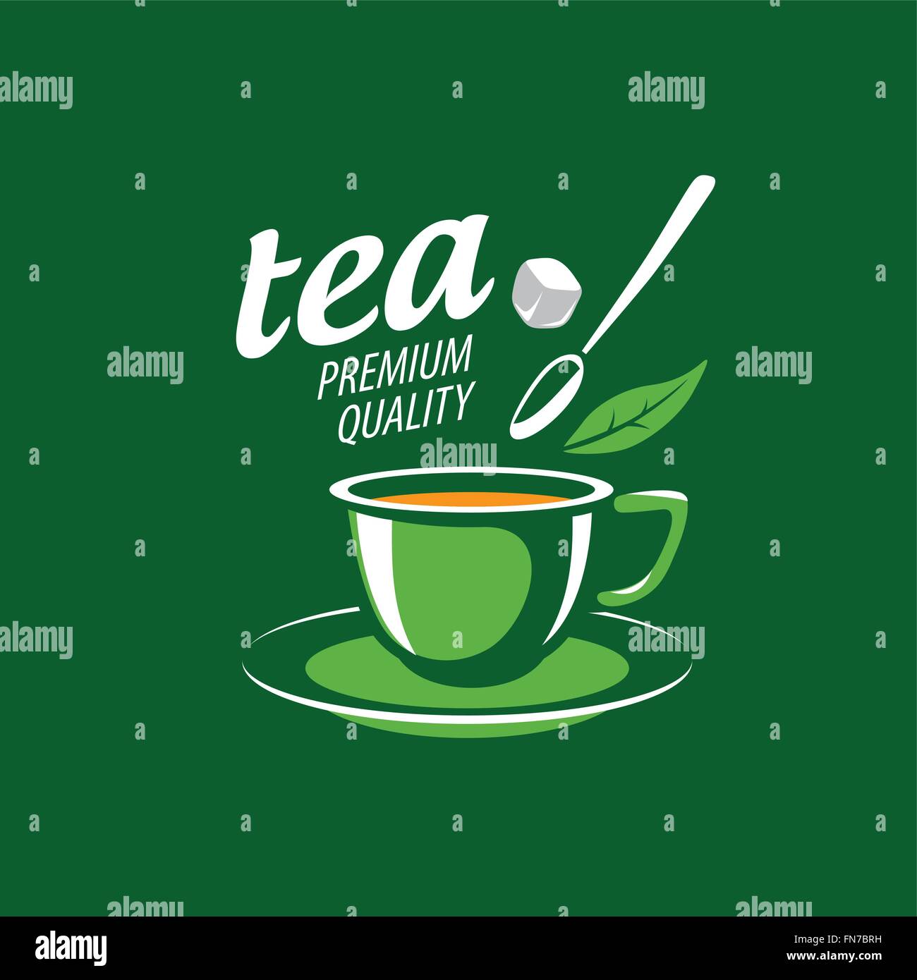 vector logo tea Stock Vector Image & Art - Alamy