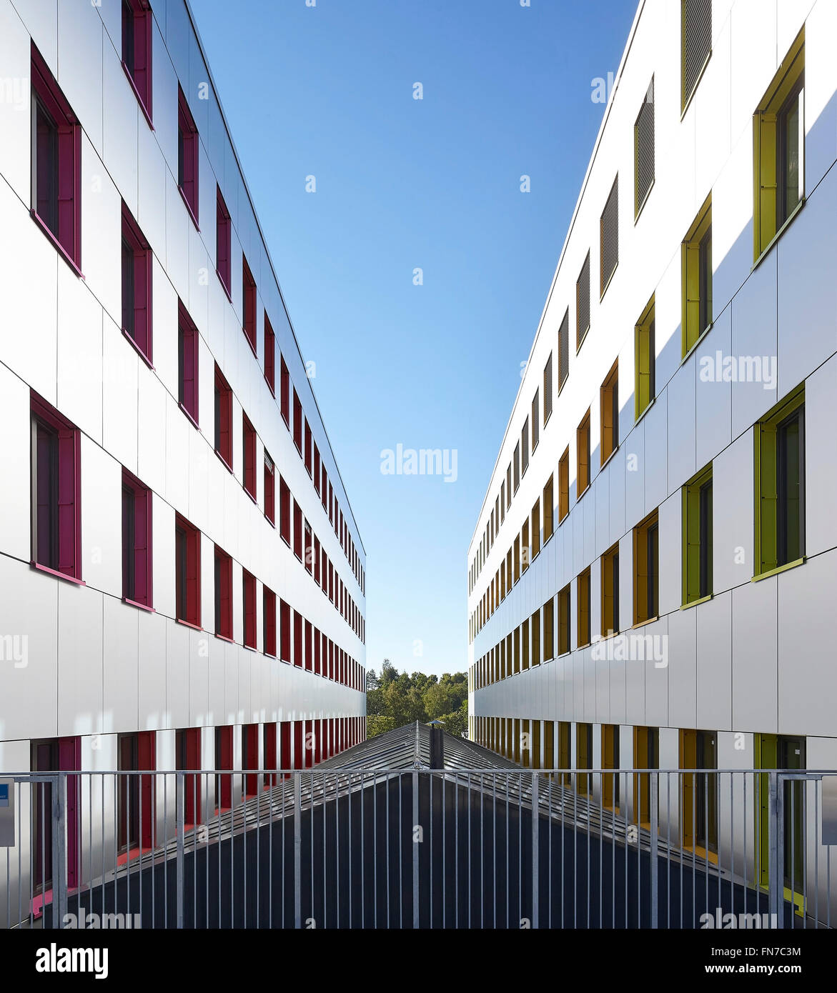 Facades with deep window reveals. Oslo Cancer Cluster (OCCI), Oslo ...