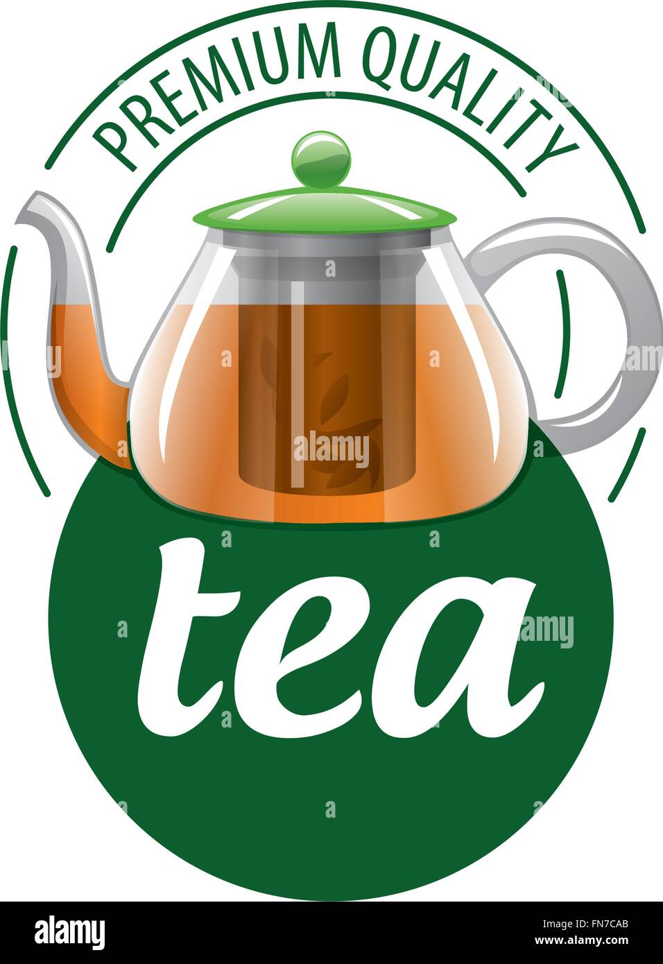 vector logo tea Stock Vector Image & Art - Alamy