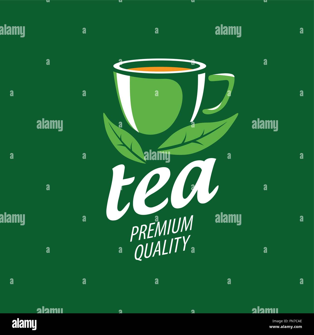 vector logo tea Stock Vector Image & Art - Alamy