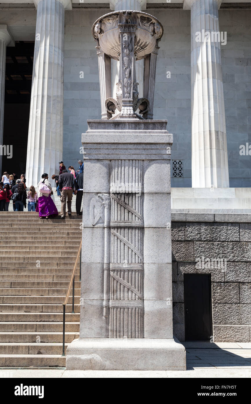 Washington dc lincoln memorial stairs hi-res stock photography and ...