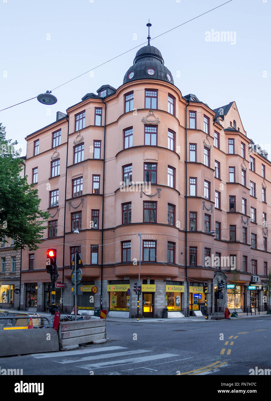 Typical Building Stockholm Sweden Stock Photo - Alamy