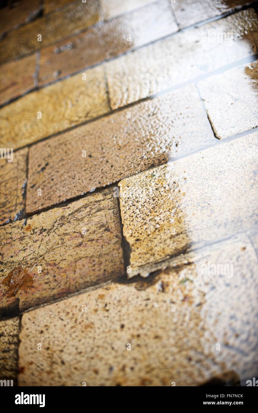 Floor of a street with stone tiles Stock Photo - Alamy