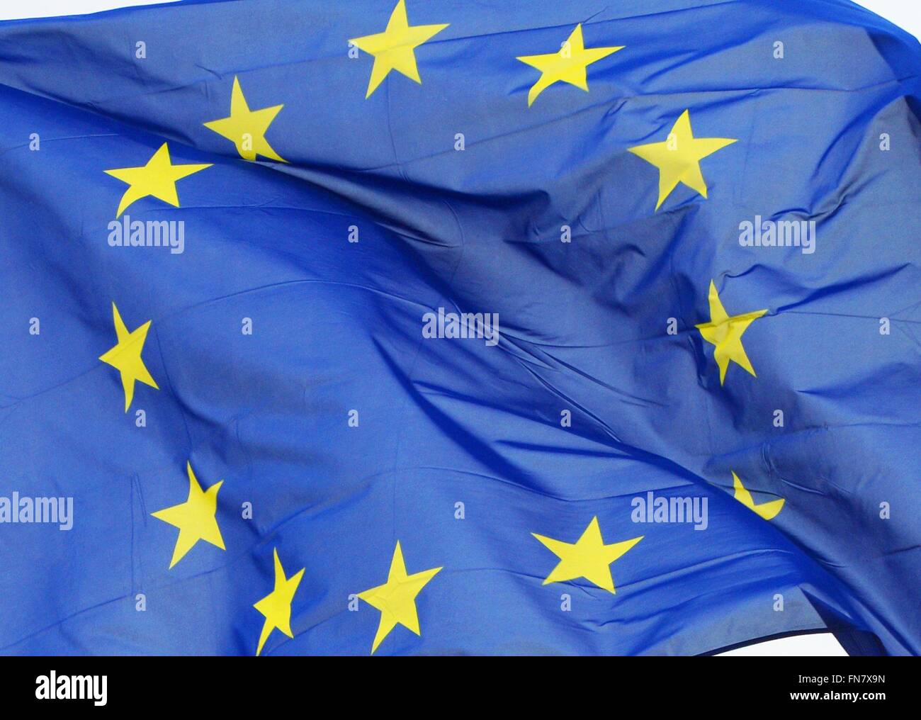 EU-flag in Luxemburg ( Luxembourg), Jan. 8, 2016 Stock Photo - Alamy