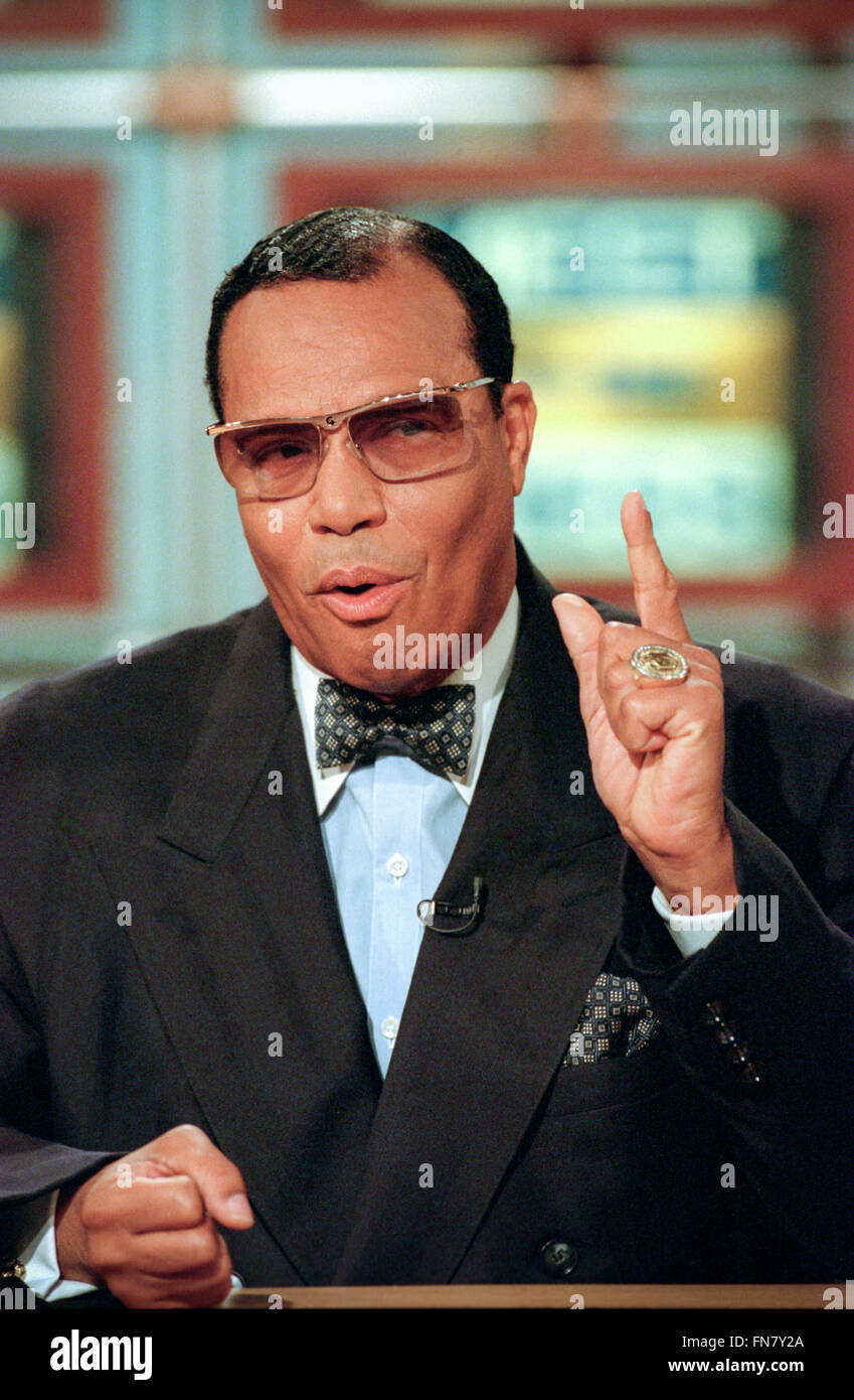 Leader of the Nation of Islam, Minister Louis Farrakhan discusses his ...