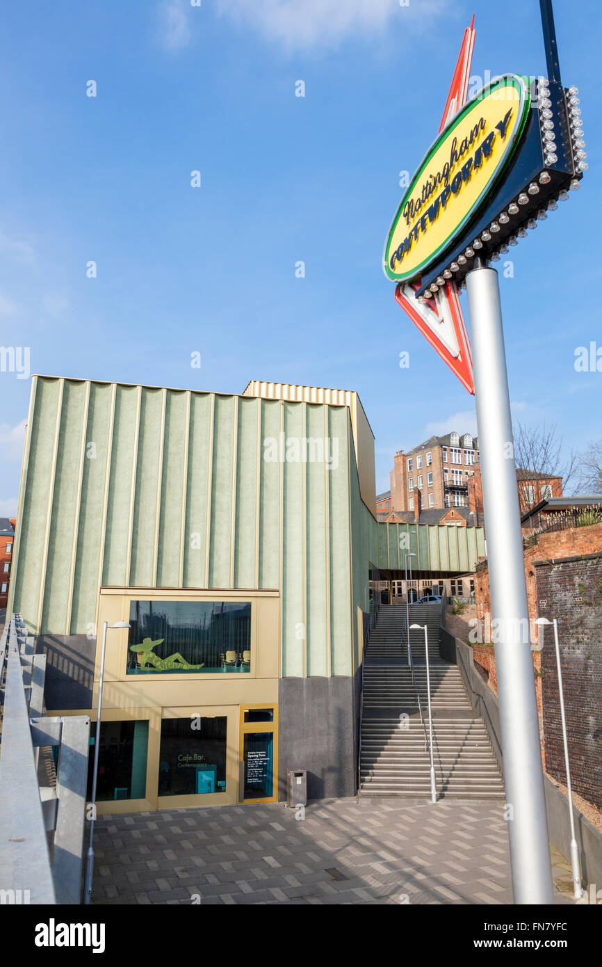Nottingham Contemporary art gallery, Nottingham, England, UK Stock ...