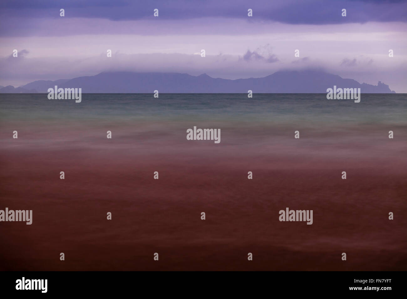 Red Algae In The Sea, Waipu Cove, Waipu, Bream Bay, Northland, New ...