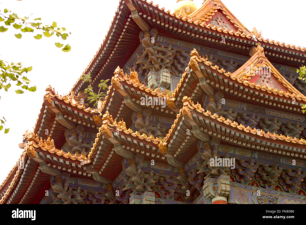 roof of pagoda temple Stock Photo - Alamy