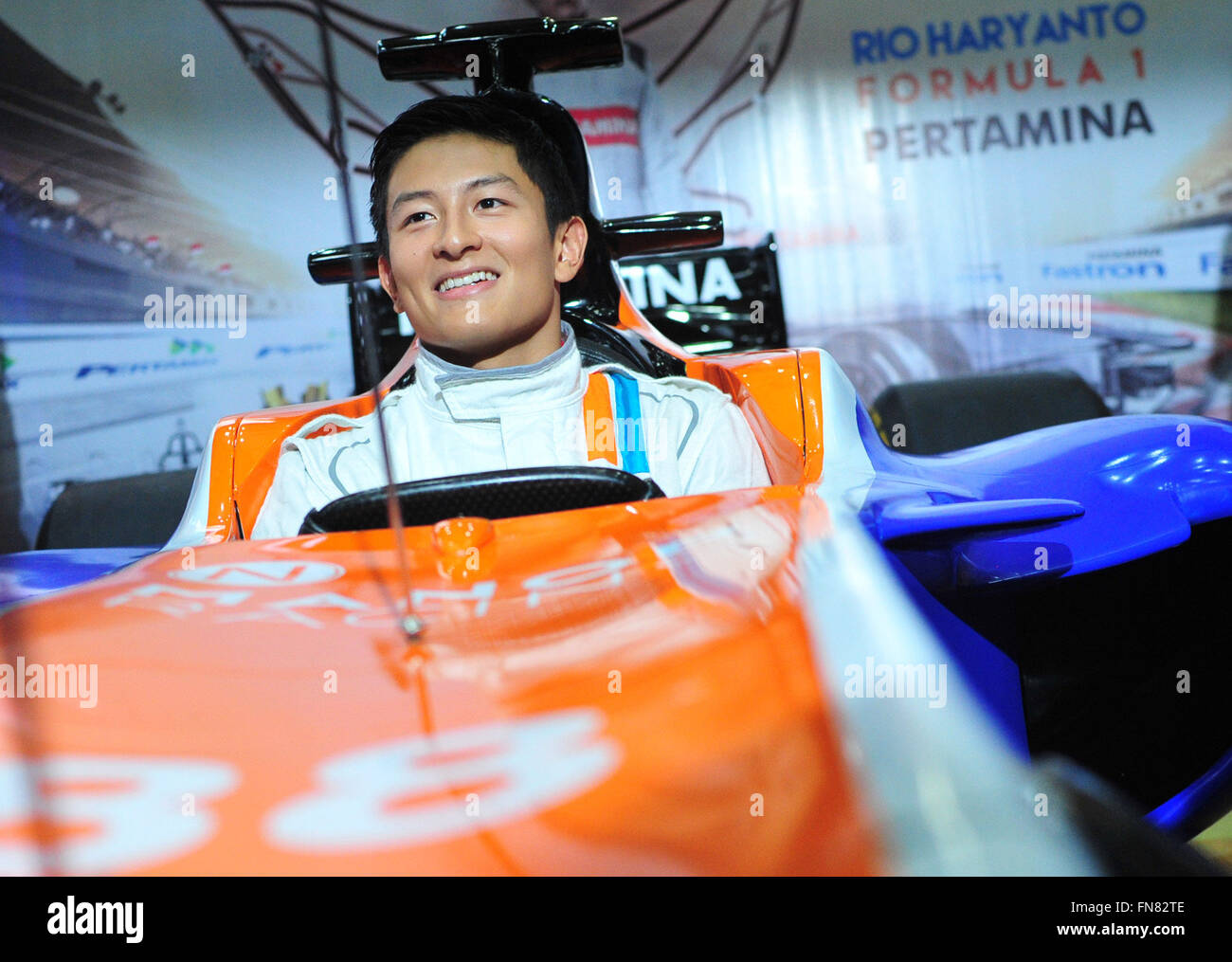 Jakarta, Indonesia. 14th Mar, 2016. Manor's Indonesian Formula One ...