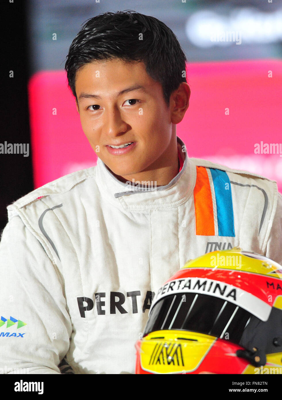 Jakarta, Indonesia. 14th Mar, 2016. Manor's Indonesian Formula One ...