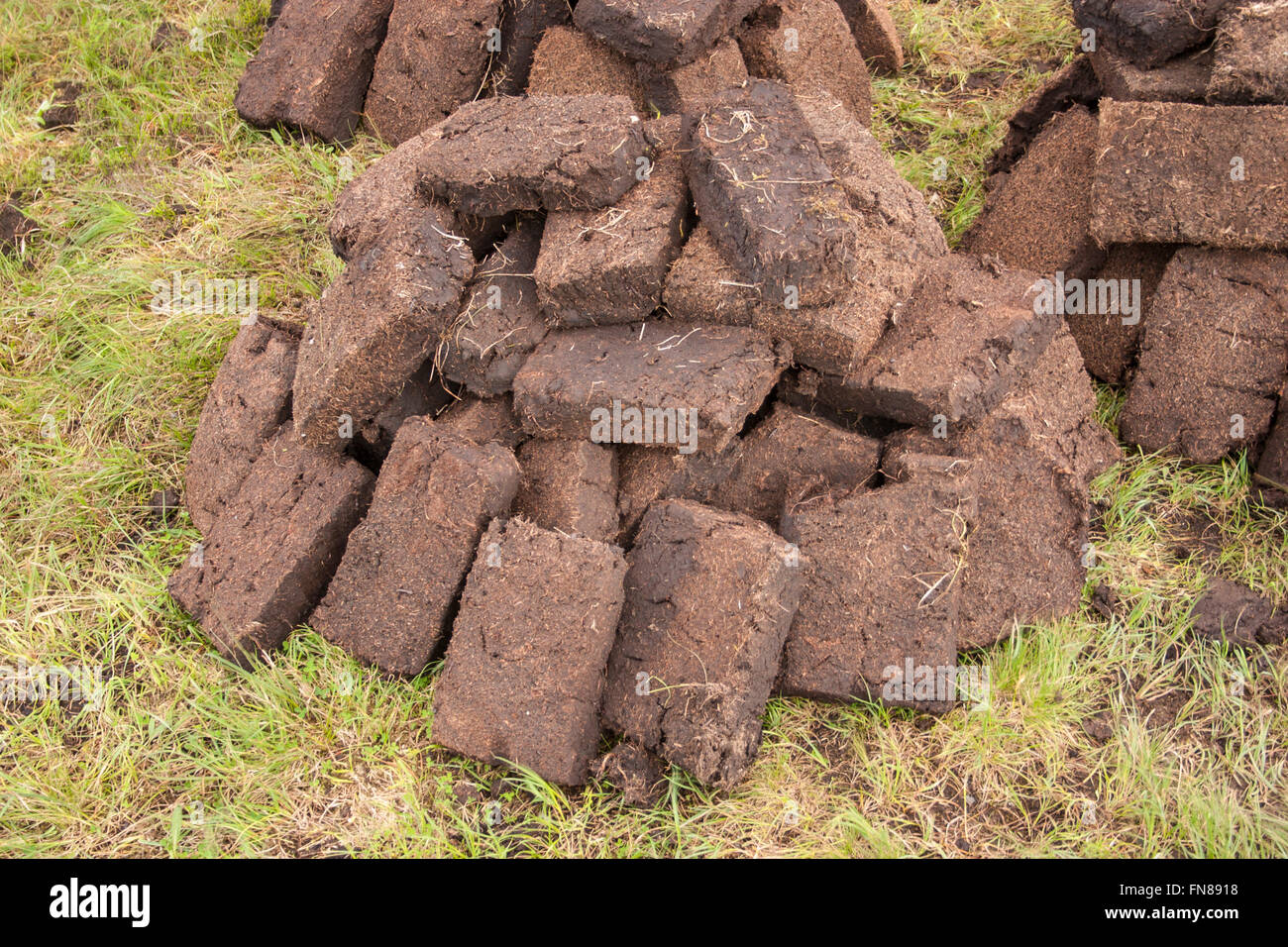 Stack of peat scotland hi-res stock photography and images - Alamy