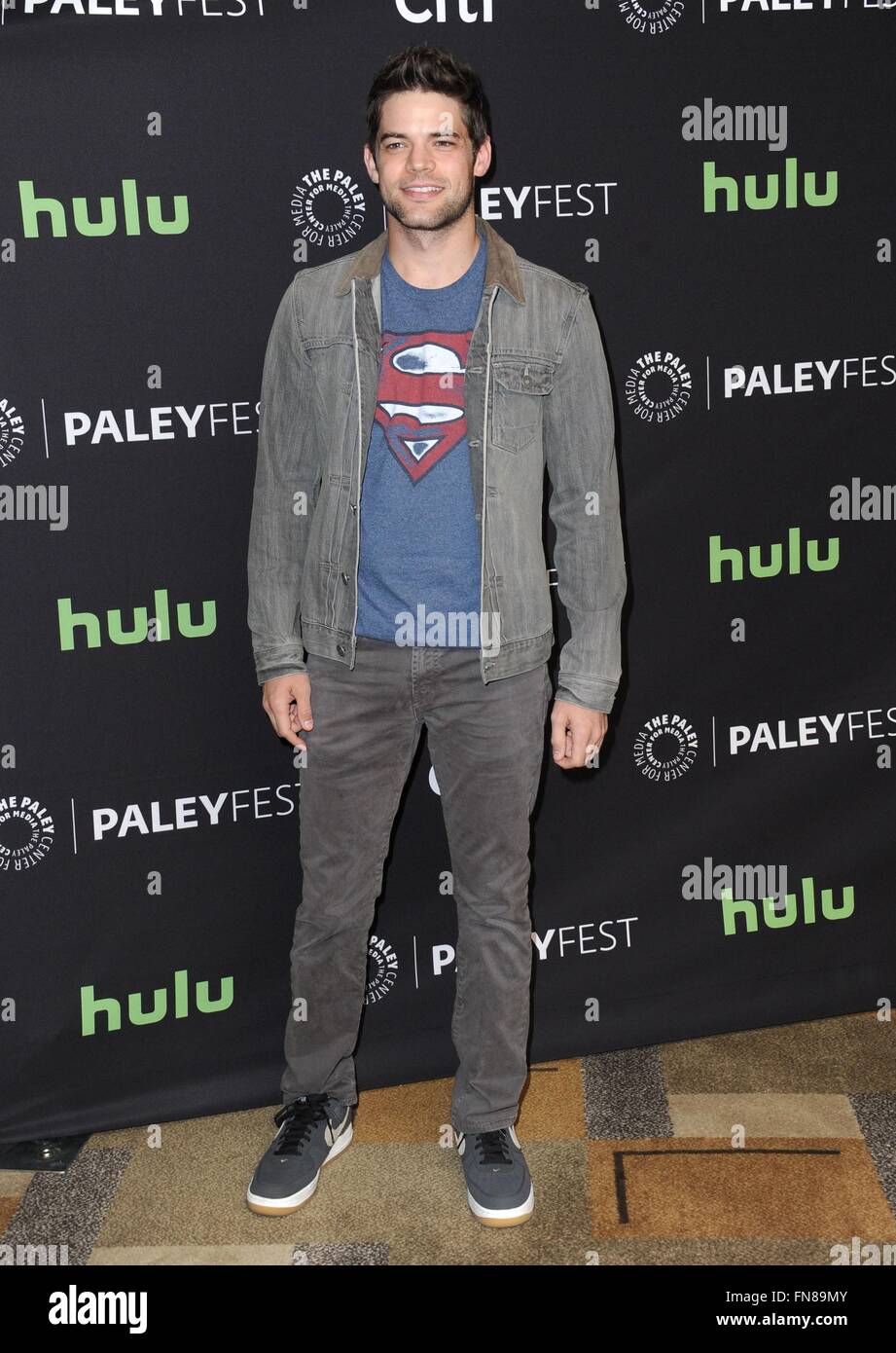 Los Angeles, CA, USA. 13th Mar, 2016. Jeremy Jordan at arrivals for The ...