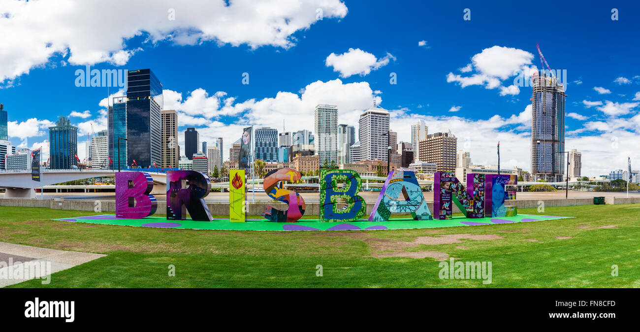 Brisbane sign hi-res stock photography and images - Alamy