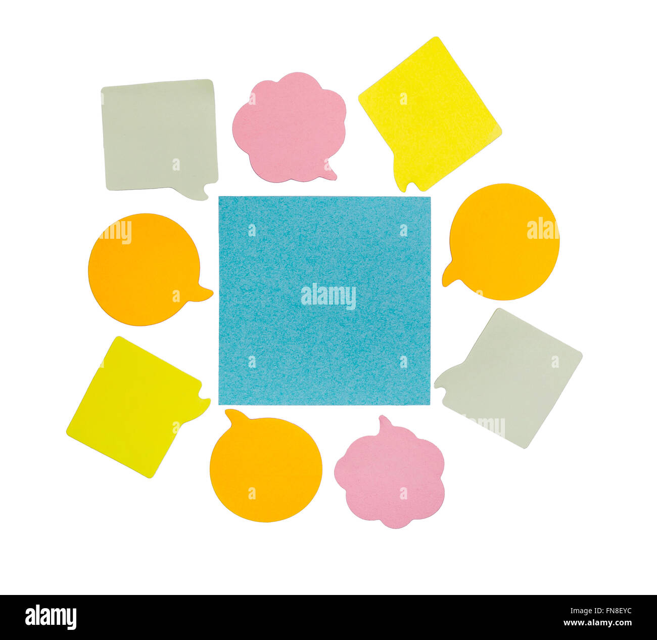 Collage made of stickers Stock Photo - Alamy