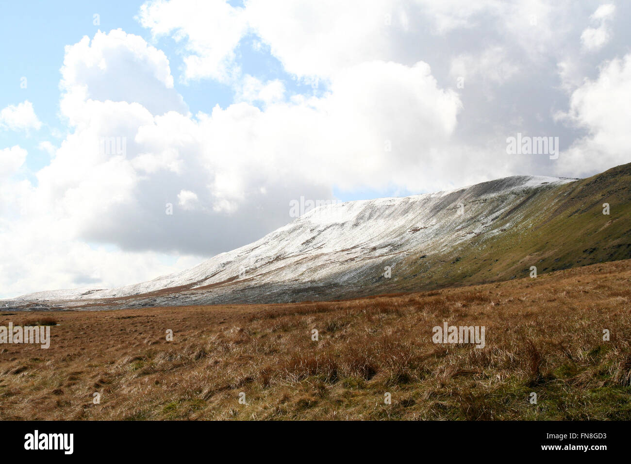 Whernside, one of the highest fells in the Yorkshire Dales National ...