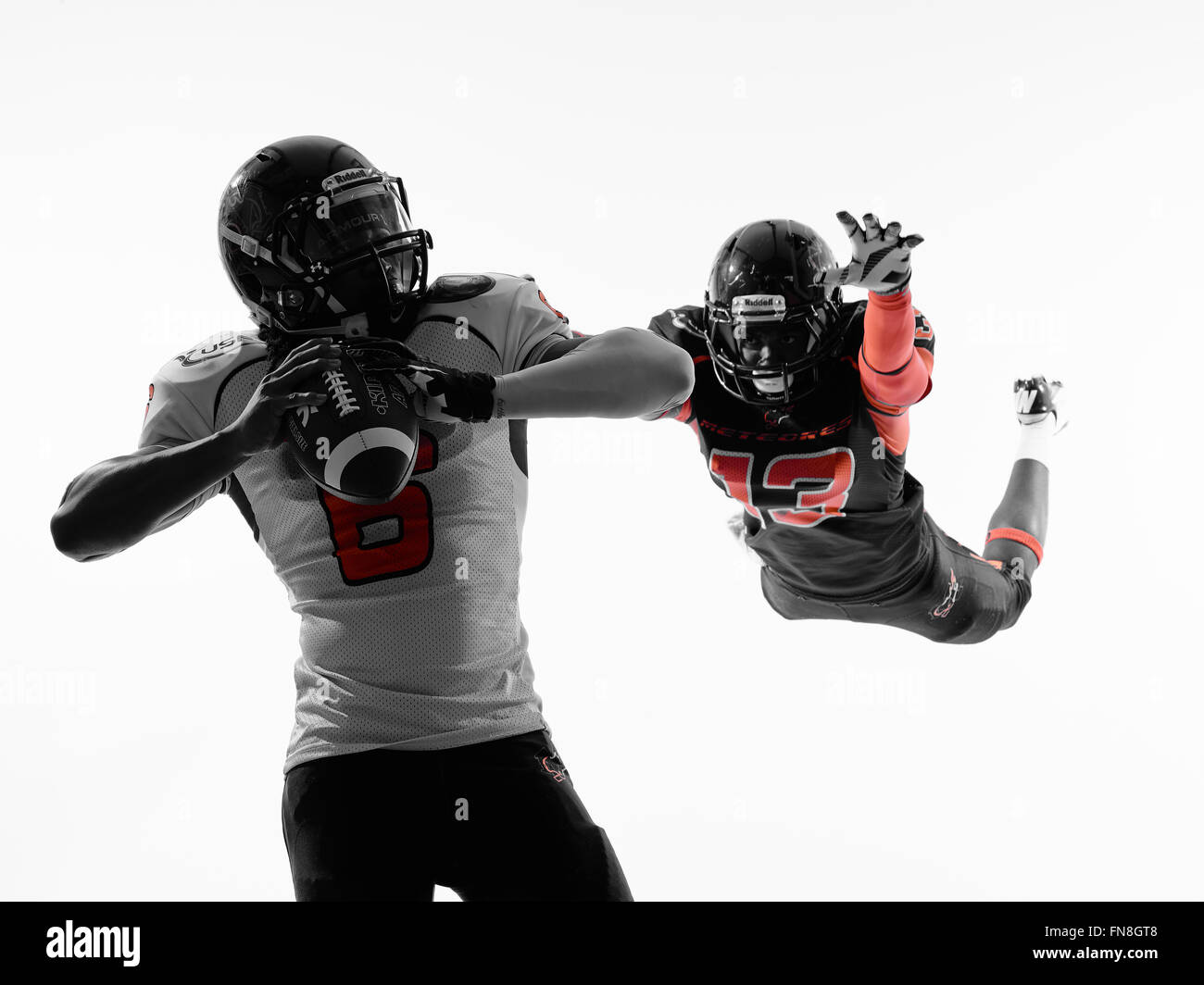 Football quarterback white background hi-res stock photography and ...