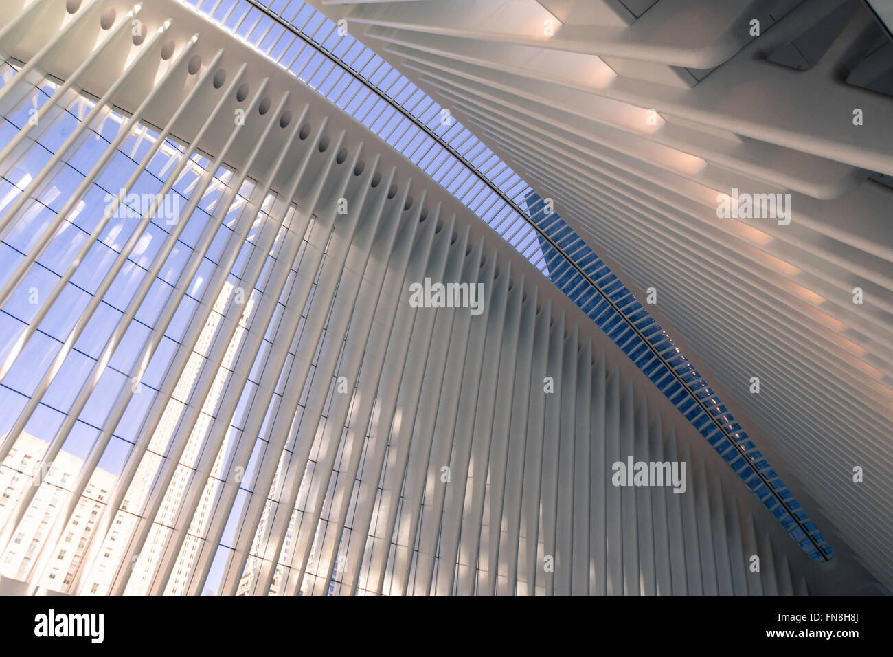 The Oculus Inside the World Trade Center Transportation Hub, Lower ...