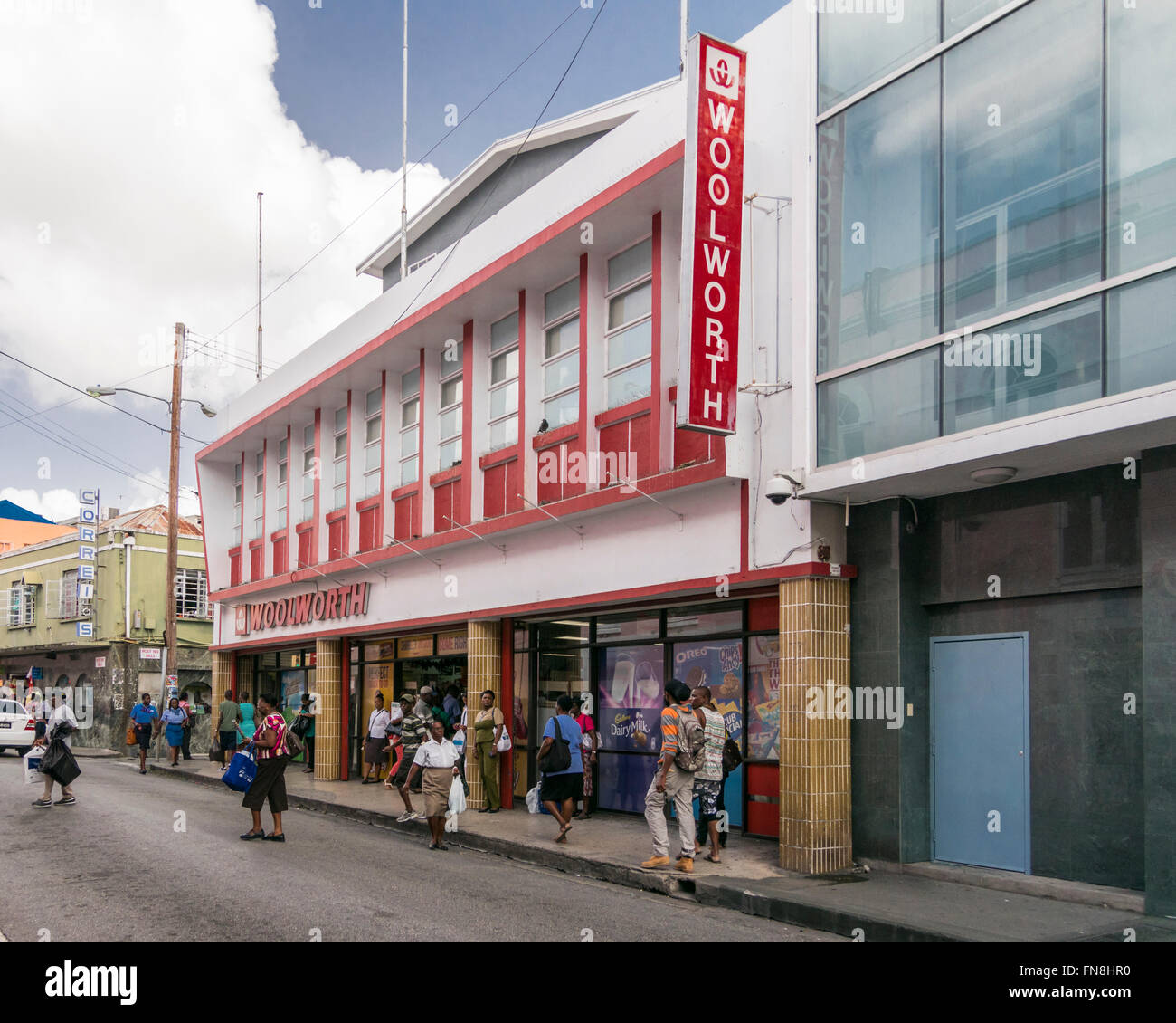 Woolworths store shop logo hi-res stock photography and images - Alamy