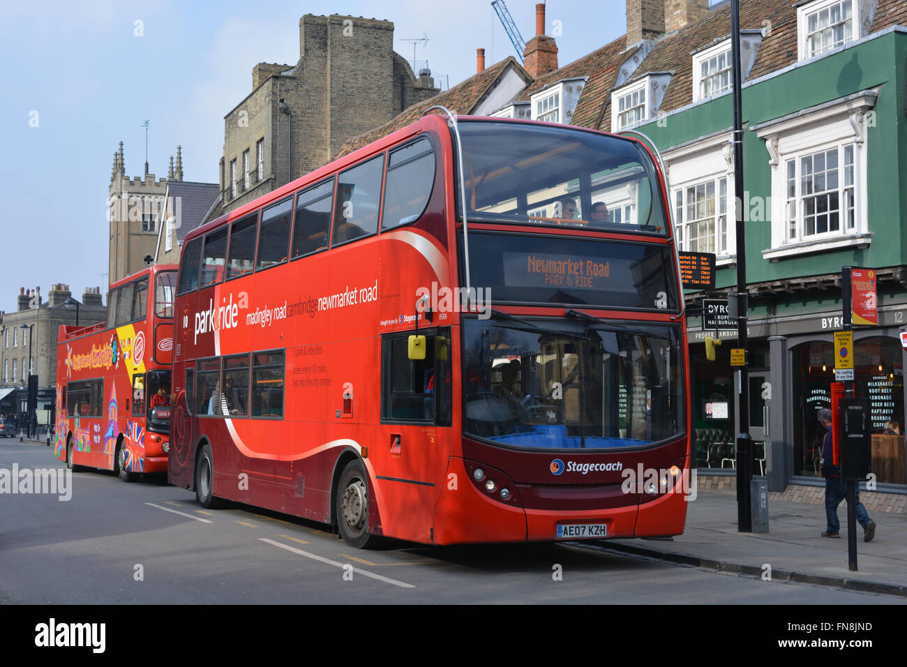 Stagecoach double decker buses hi-res stock photography and images - Alamy