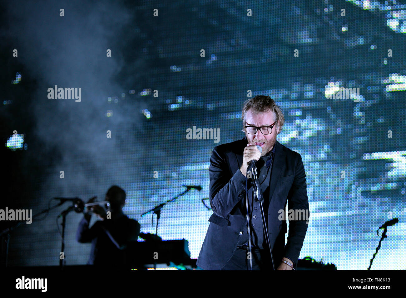 American indie rock band, the national hi-res stock photography and ...