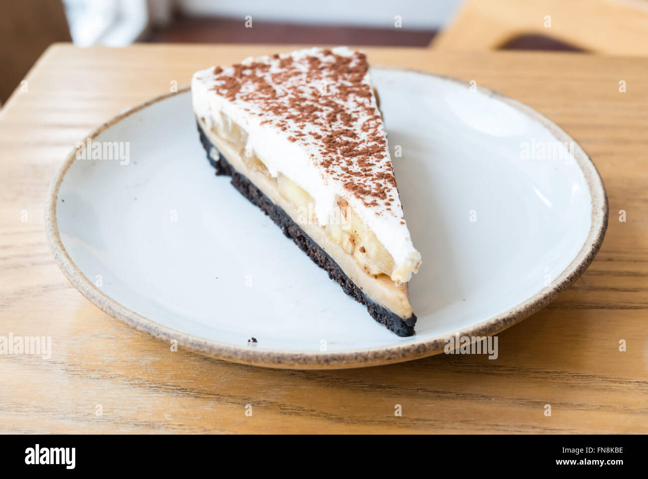 Banoffee cheesecake slice hi-res stock photography and images - Alamy