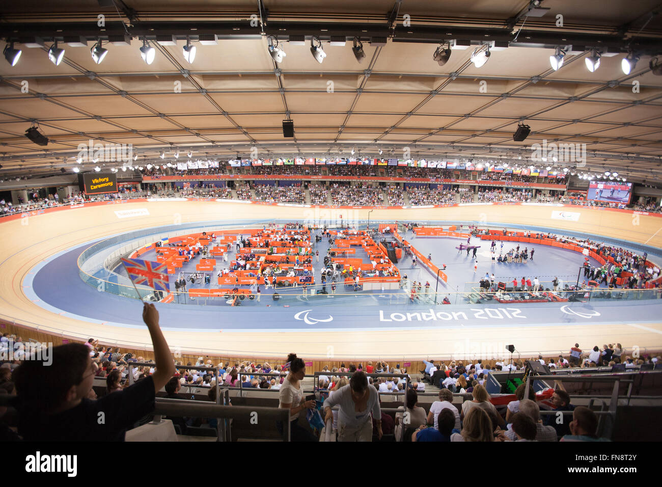 Olympic velodrome london interior hi-res stock photography and images ...