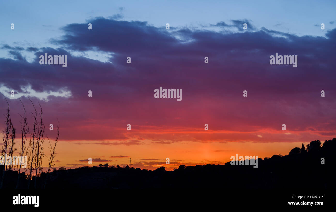 Sky sunset, 2016 Stock Photo - Alamy