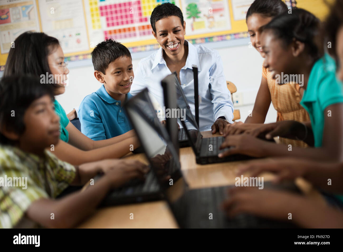 African students laptops hi-res stock photography and images - Alamy