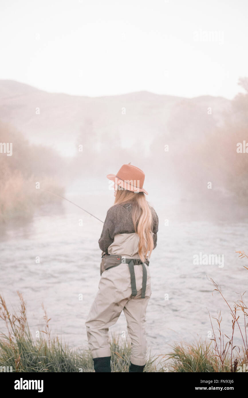 River fly fishing hi-res stock photography and images - Alamy