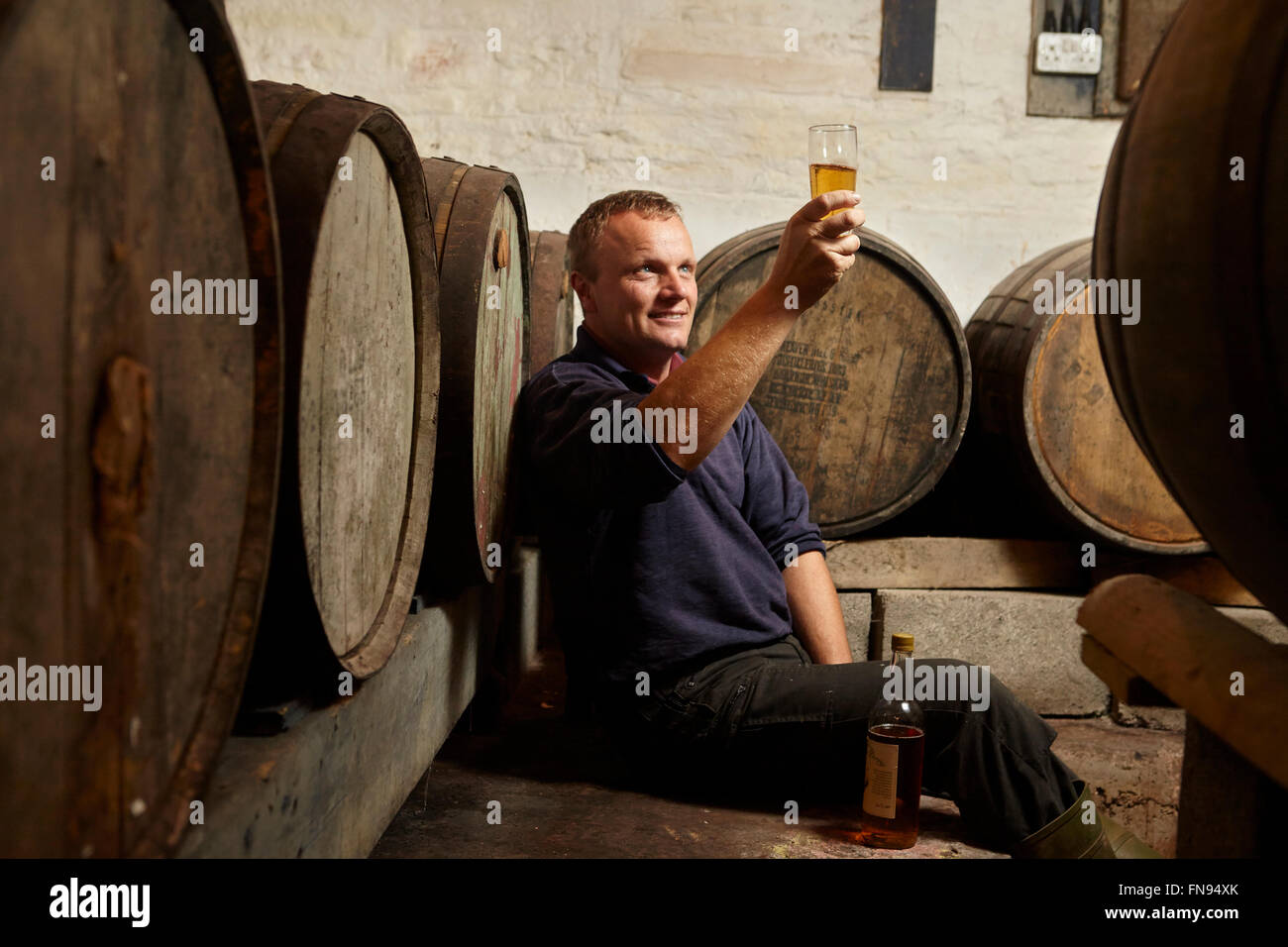 Cider barrels hi-res stock photography and images - Alamy