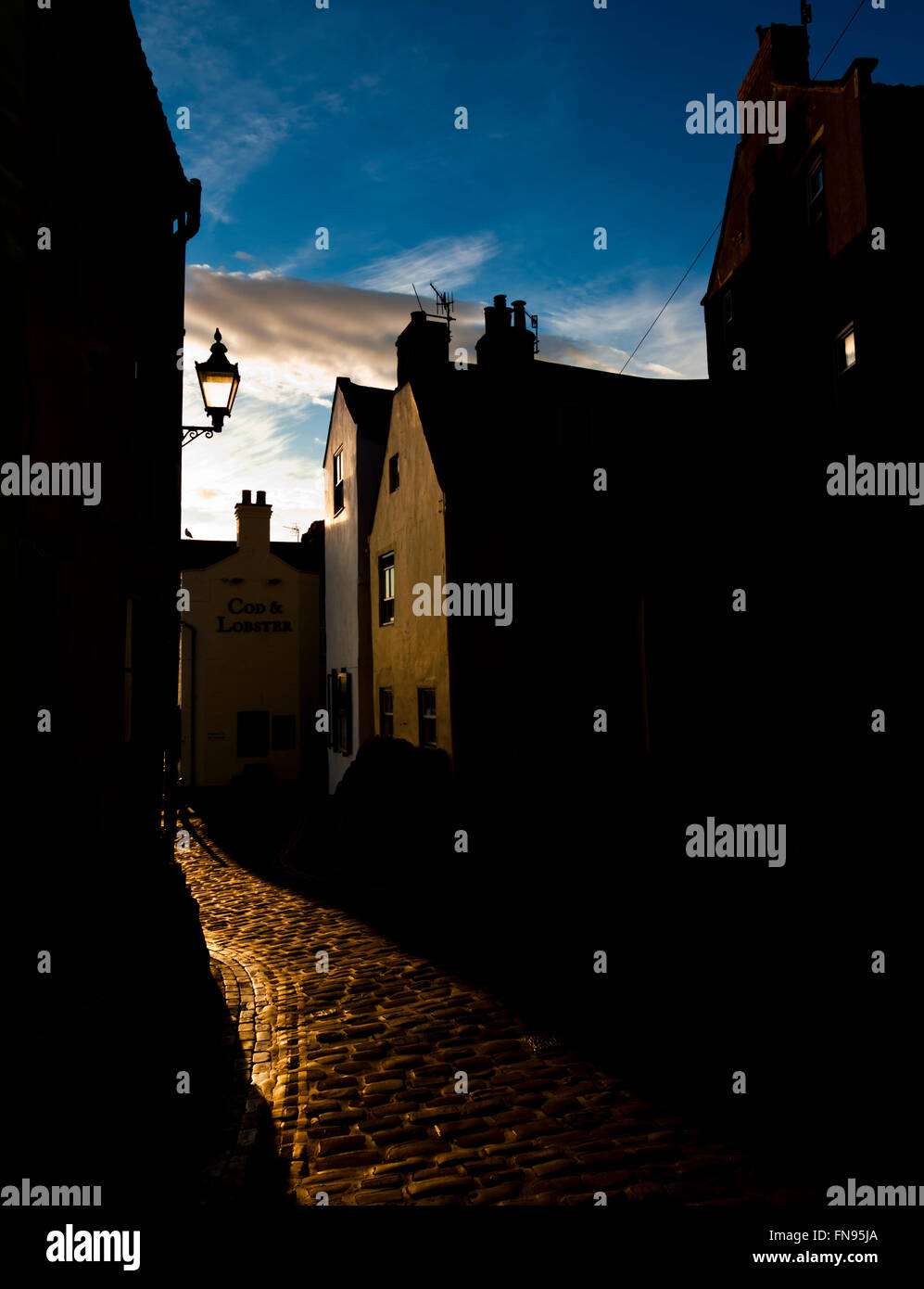 Early morning in Staithes, North Yorkshire, England Stock Photo - Alamy