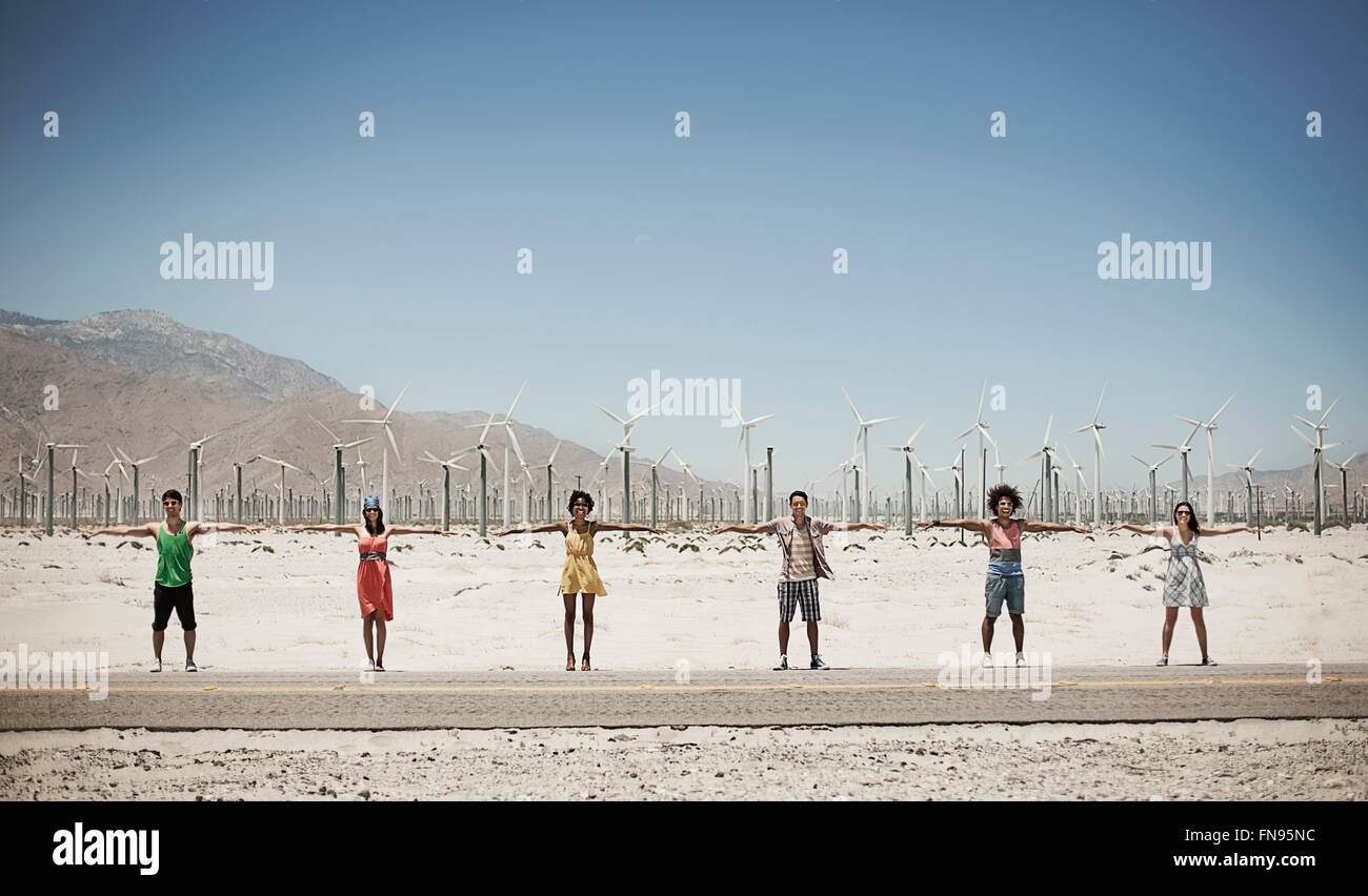 Wind turbine people hi-res stock photography and images - Alamy