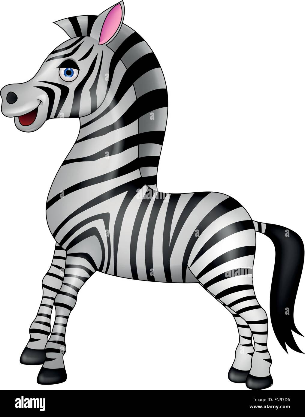 Zebra cartoon Cut Out Stock Images & Pictures - Alamy