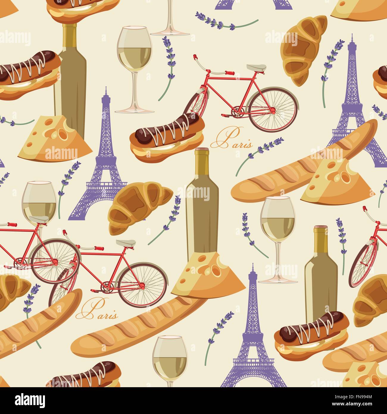 France Bicycle Baguette High Resolution Stock Photography and Images ...