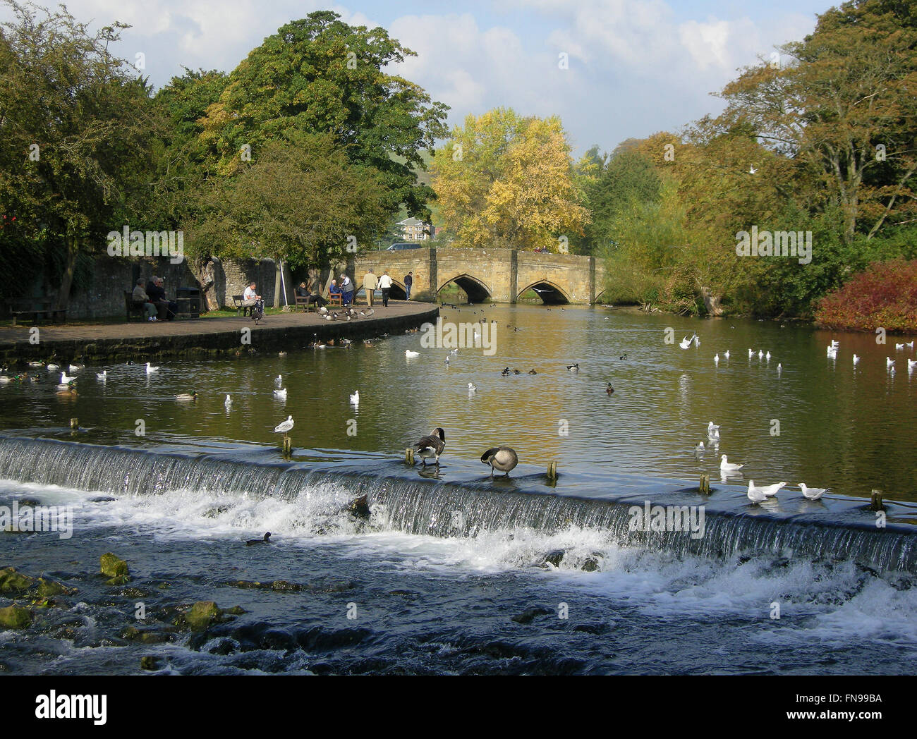 Bakewell bridge Derbyshire Peak District Stock Photo - Alamy