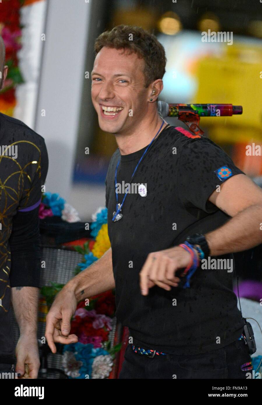 New York, NY, USA. 14th Mar, 2016. Chris Martin on stage for NBC Today ...
