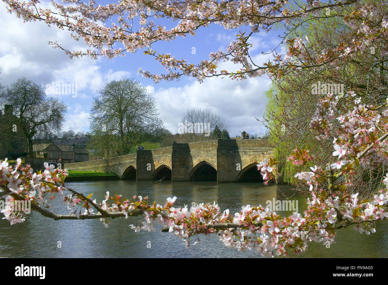 Derbyshire bakewell bridge hi-res stock photography and images - Alamy