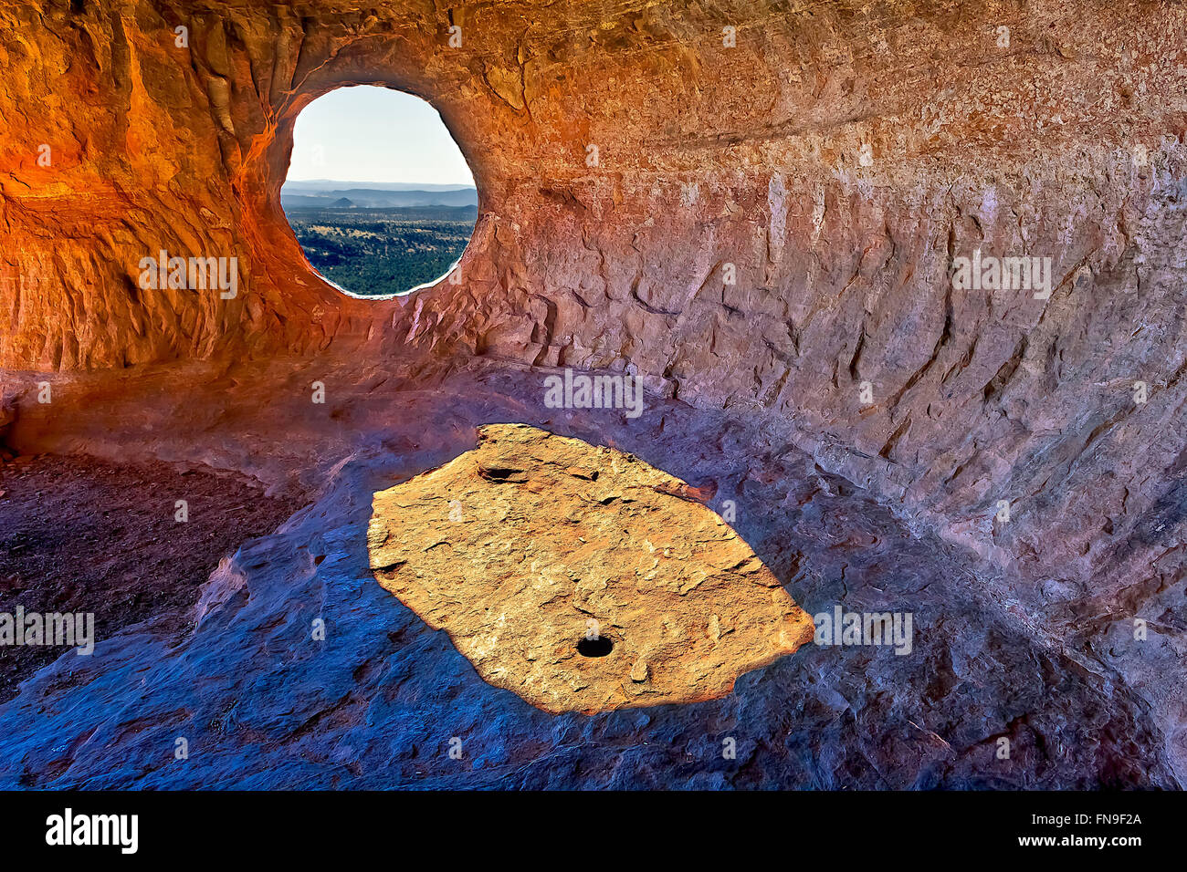 Robbers roost cave, Sedona, Arizona, United States Stock Photo - Alamy
