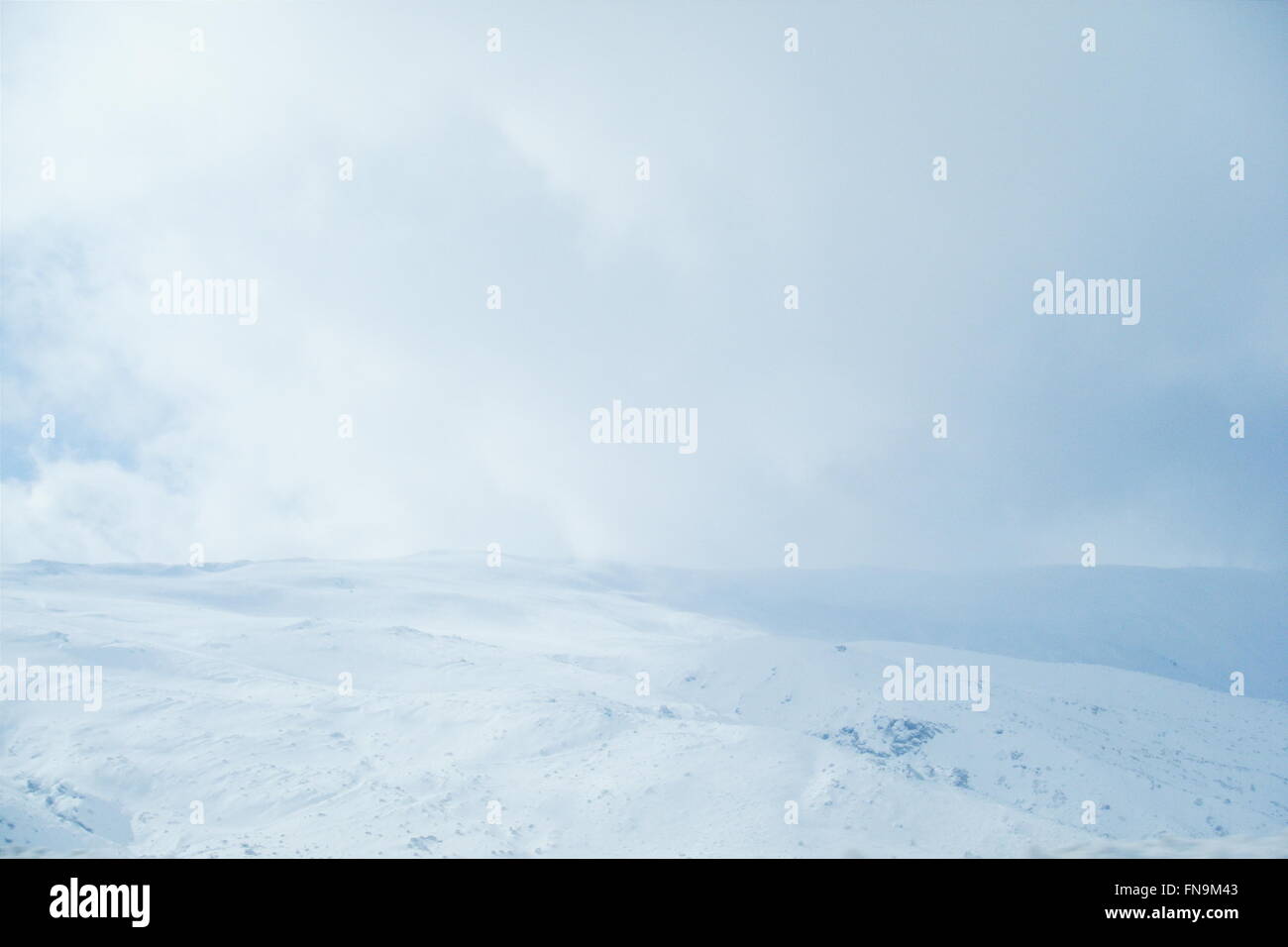 Winter landscape, Sierra Nevada, Granada, Spain Stock Photo - Alamy