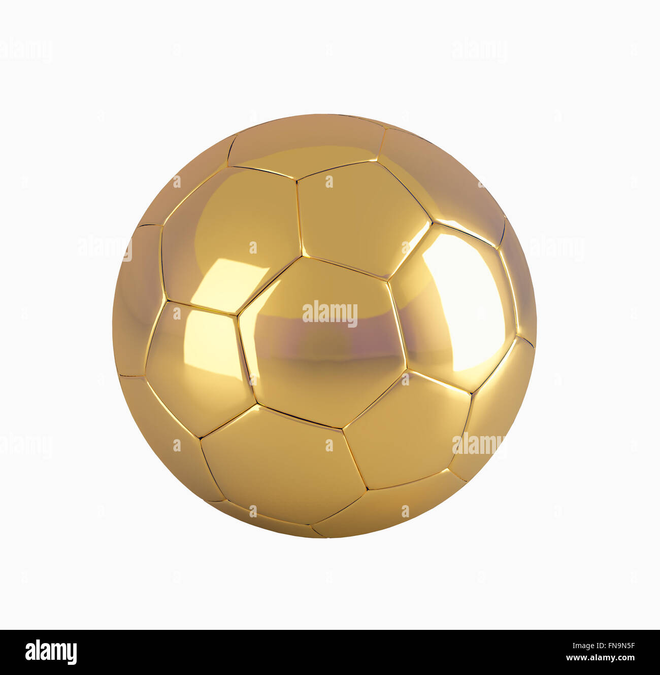 Soccer ball isolated on white. 3d illustration. High resolution image ...