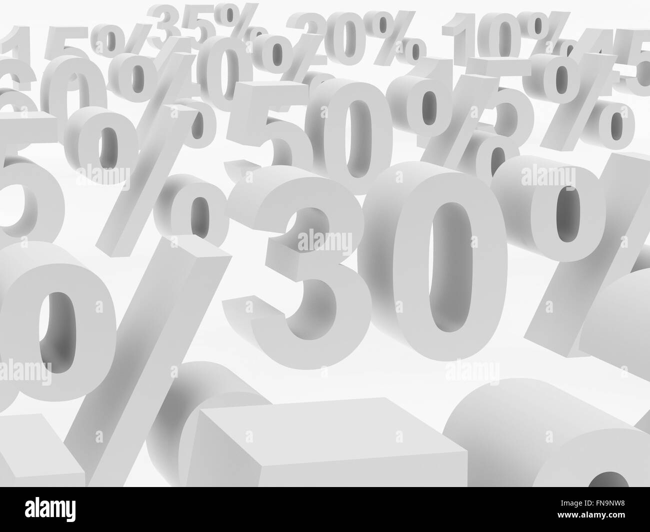 white percent, isolated on white background. High resolution image ...