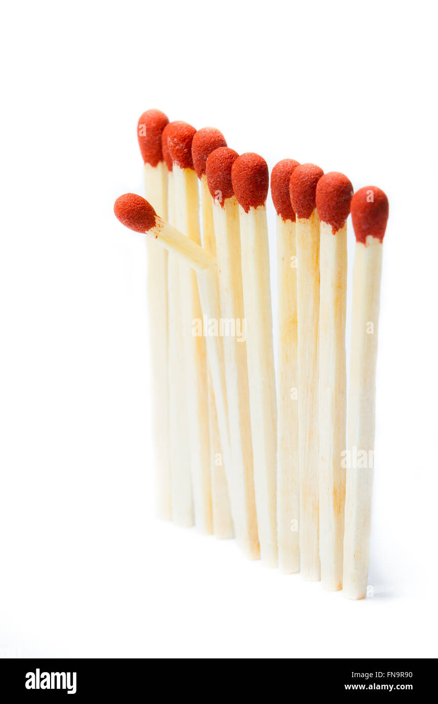Broken matchstick Cut Out Stock Images & Pictures - Alamy