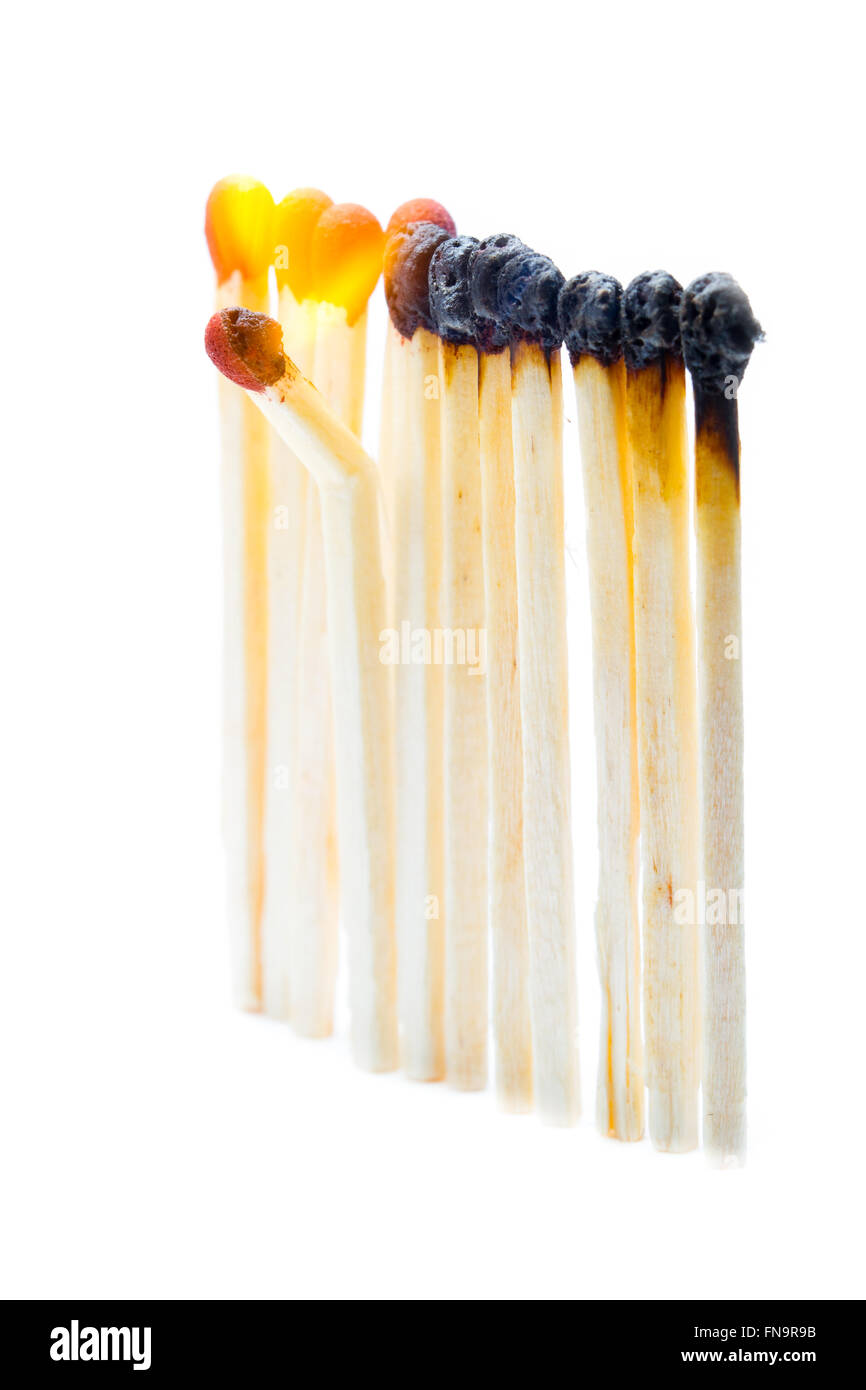 Broken matchstick hi-res stock photography and images - Alamy