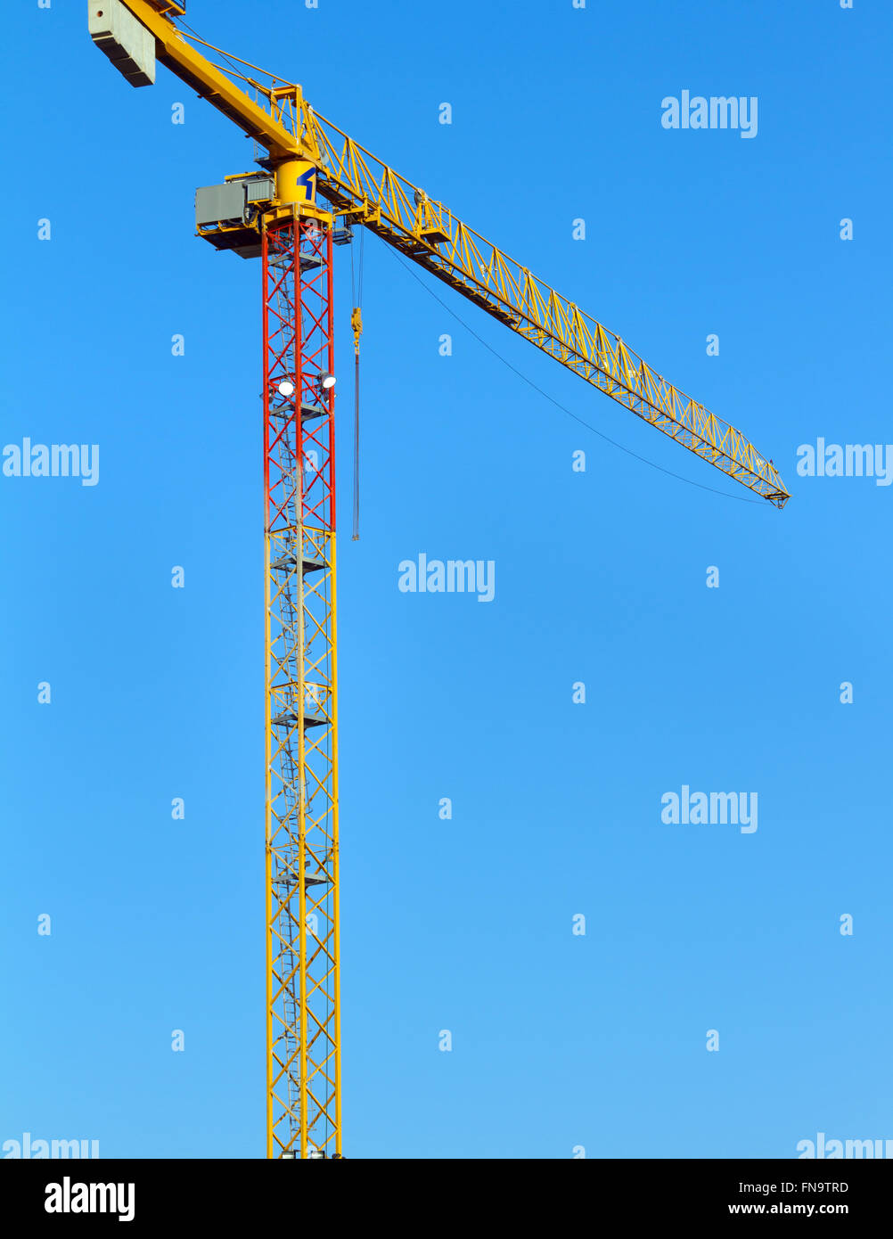 Yellow mobile crane construction crane hi-res stock photography and images - Alamy