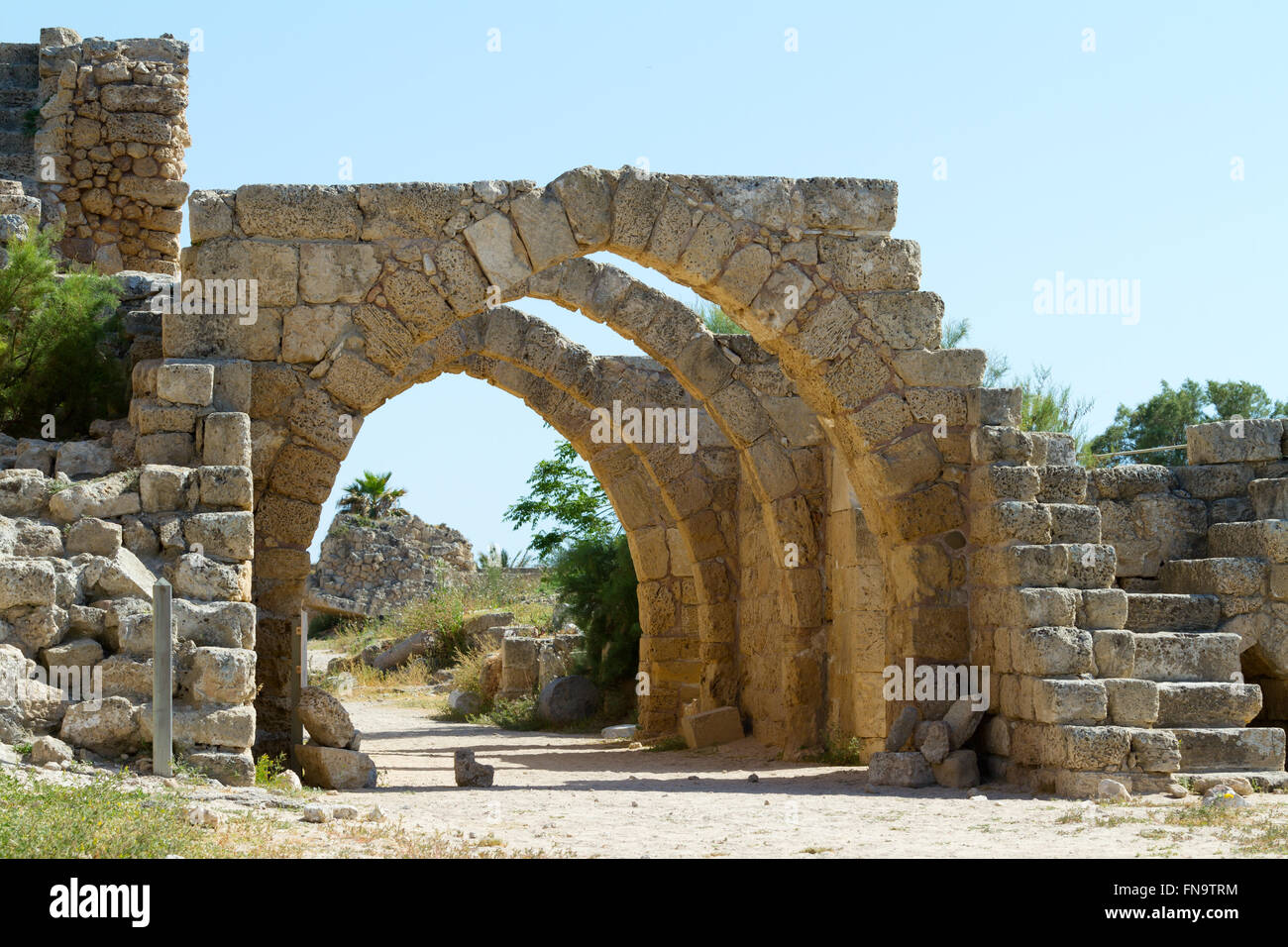 Ancient caesarea ruins hi-res stock photography and images - Alamy