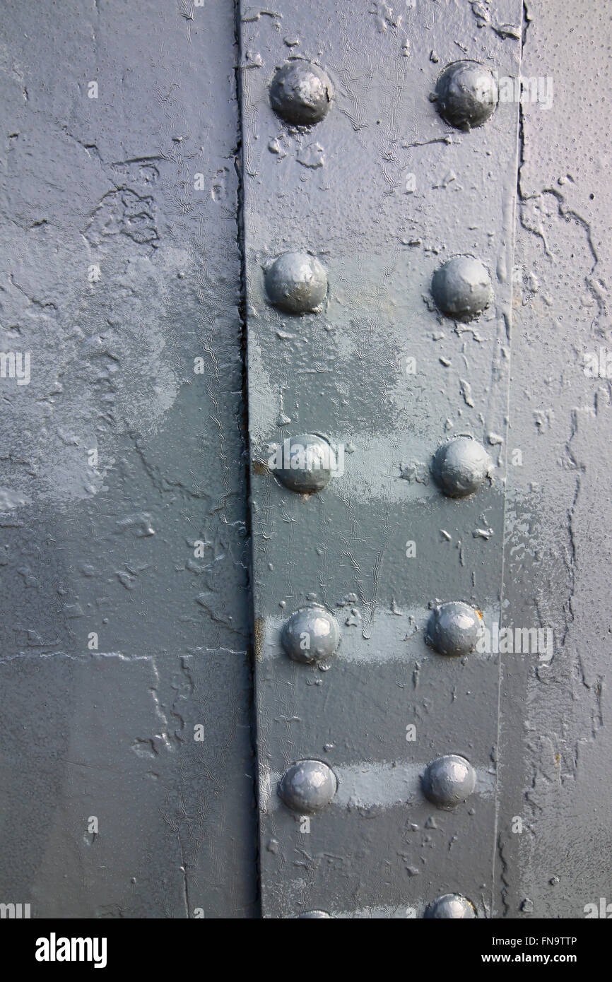 Background pattern and texture of a zinc painted metal surface with ...